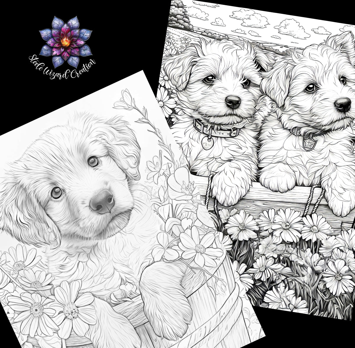 Coloring Pages – Steele Wizard Creation