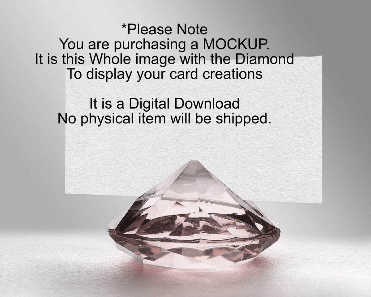 Business Card Diamond Mockup – Steele Wizard Creation